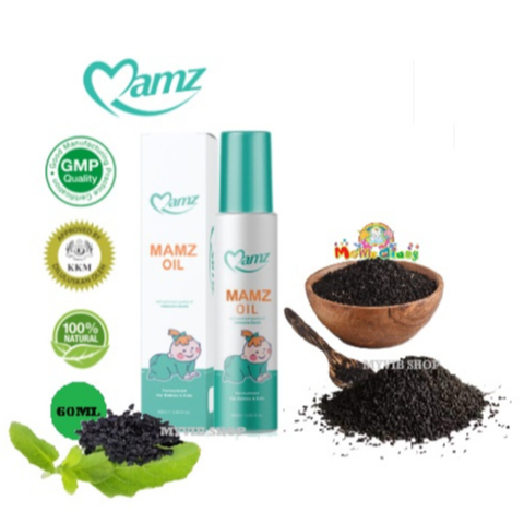 MAMZ BABY OIL WITH HABATUS SAUDA 60ML | Shopee Malaysia