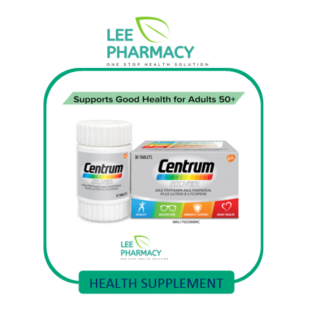 Centrum Silver Multivitamin 30's/ 100's/ 30's+100's [Multivitamin ...