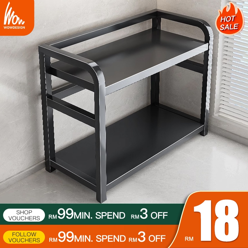 Kitchen Storage Rack Spice Rack Kitchen Rak Rempah Rak Serbaguna ...