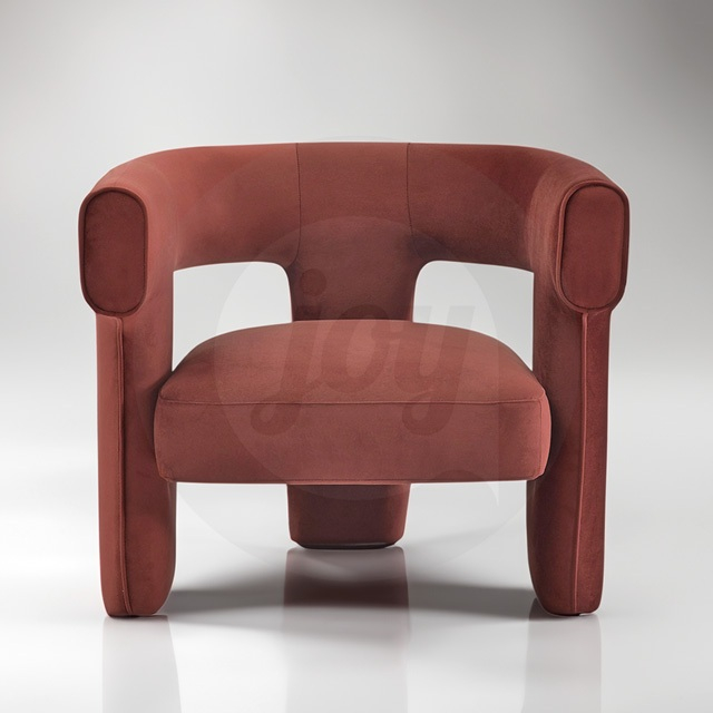 Kerusi Berlengan Moden Minimal RUBY Armchair Sofa Modern One Seater Desinger Velvet Trendy ...