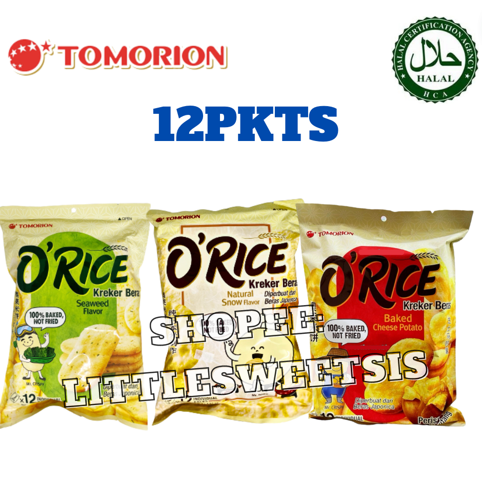 O'RICE CRACKER [12PKTS] / SEAWEED CRACKERS/ SNOW WHITE CRACKERS/ CHEESE ...