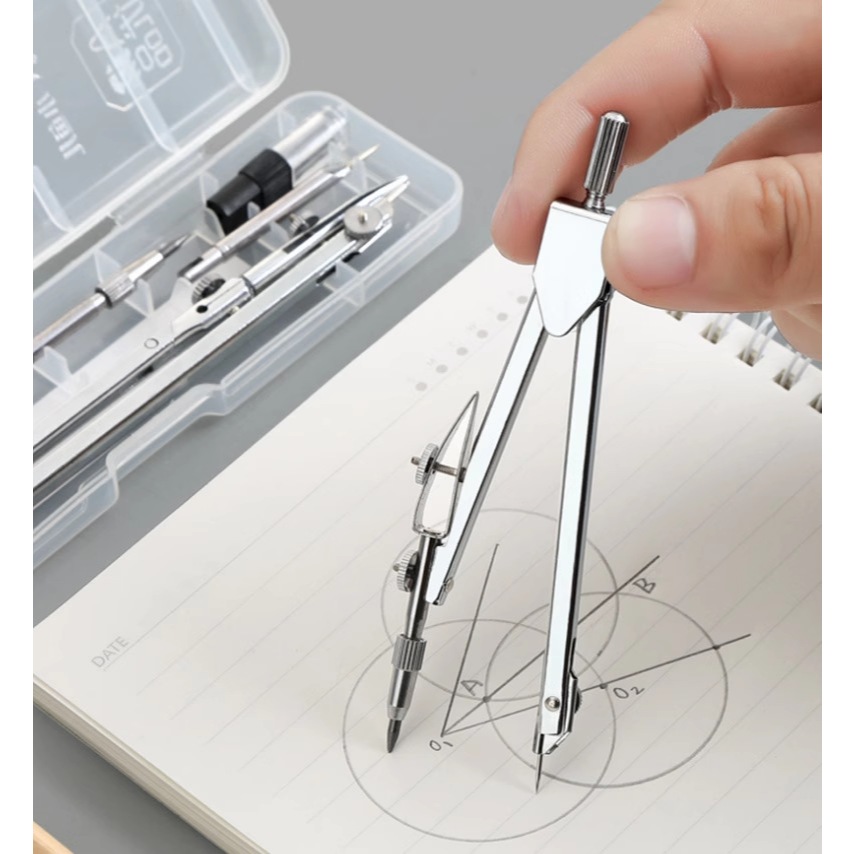 Set Jangka Lukisan & Geometri Pelajar / Math Compass & Geometry Drawing ...