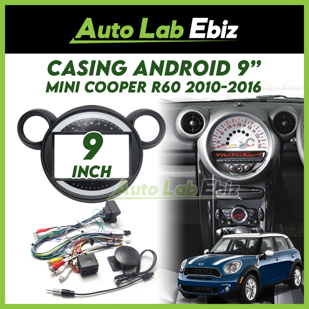 MINI COOPER R60 2010-2016 Android Player Casing 9" inch with Socket ...
