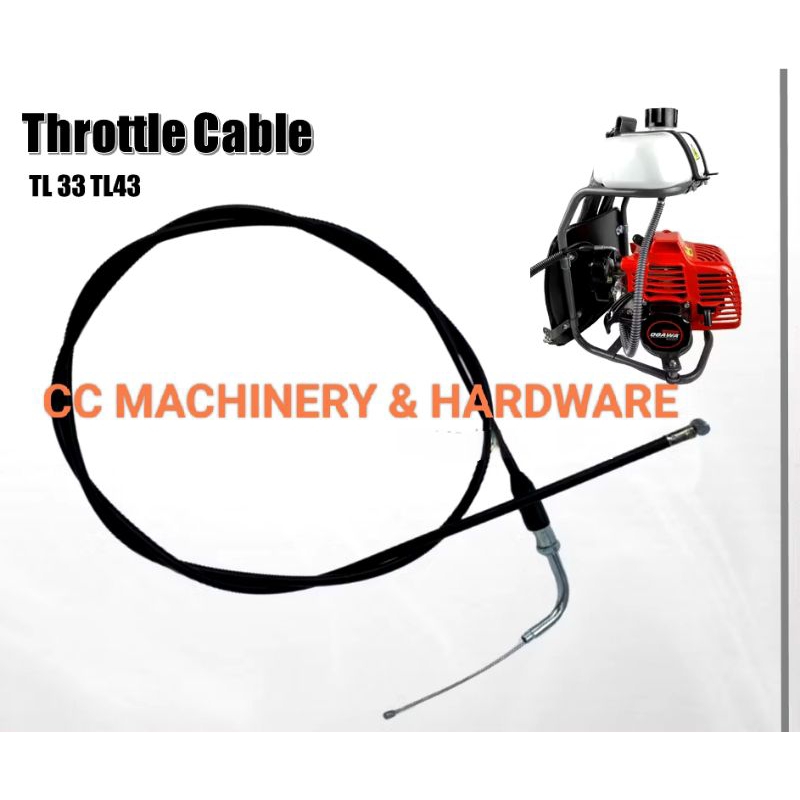 (Ready Stock) Brush Cutter TL33 TL43 TL52 Throttle Cable Tali Minyak ...