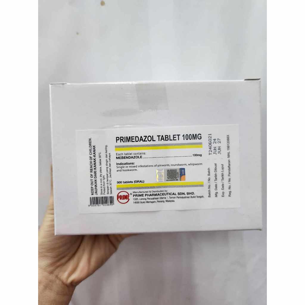 (50 STP/BOX) Prime Primedazol Tab 100mg | Shopee Malaysia