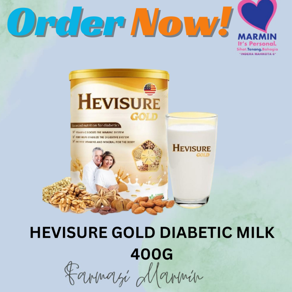 ORIGINAL HEVISURE GOLD DIABETIC MILK 400G | Shopee Malaysia