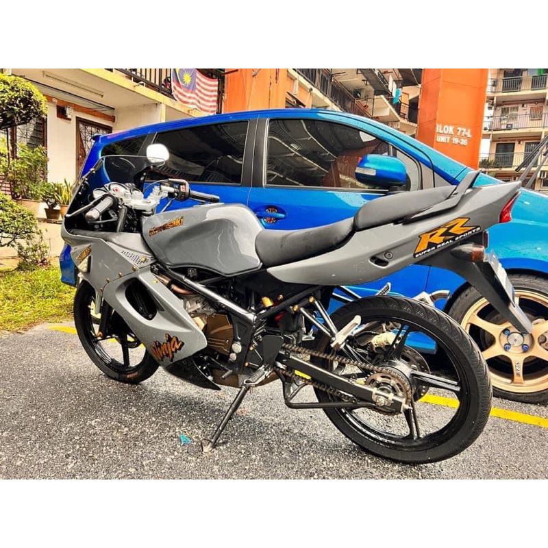 KAWASAKI RR150 COVERSET RR150 MALAYSIA NARDO GREY 1ST MODEL CUSTOM DESIGN | Shopee Malaysia