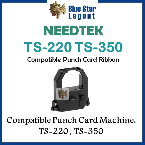 NEEDTEK TS220 TS350 TS-220 TS-350 220 350 COMPATIBLE Time Recorder Ribbon - BLACK | Shopee Malaysia