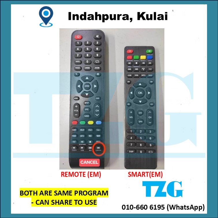 ORIGINAL FUZUKI (EM) LED TV REMOTE CONTROL SMART FUKIZU (CAN USE IF IT ...