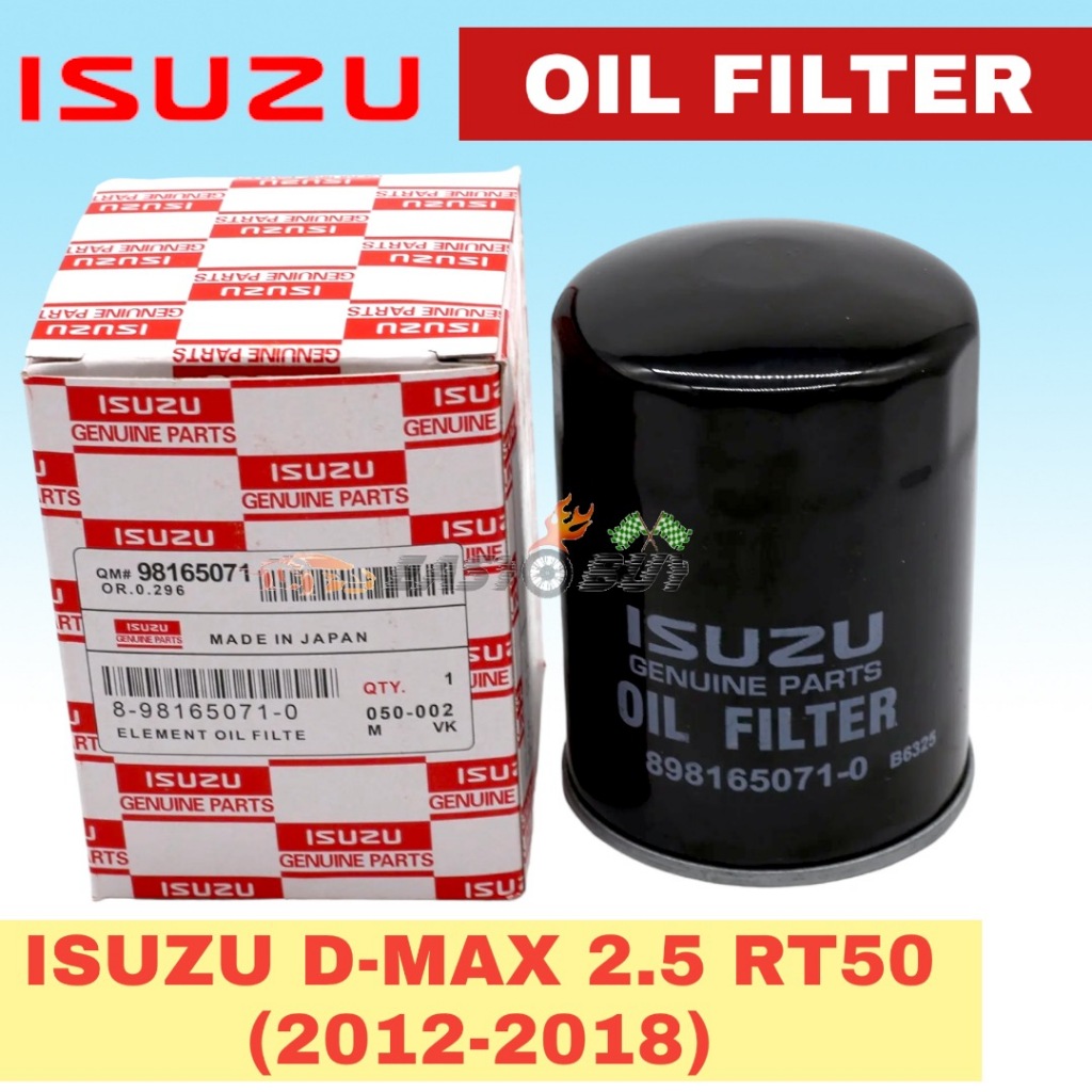 ORIGINAL GENUINE ISUZU Engine Oil Filter 8-98165071-0 - Isuzu Dmax D ...