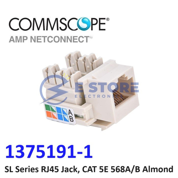 Commscope CAT5E Keystone Jack Module Network Connector Ethernet Module ...