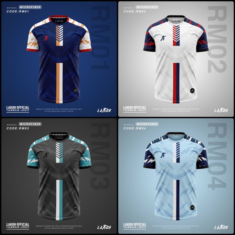 🔥NEW MICROFIBRE JERSEY LAKOH SPORT 🔥JERSI FUTSAL / JERSEY BOLA / TEAM ...