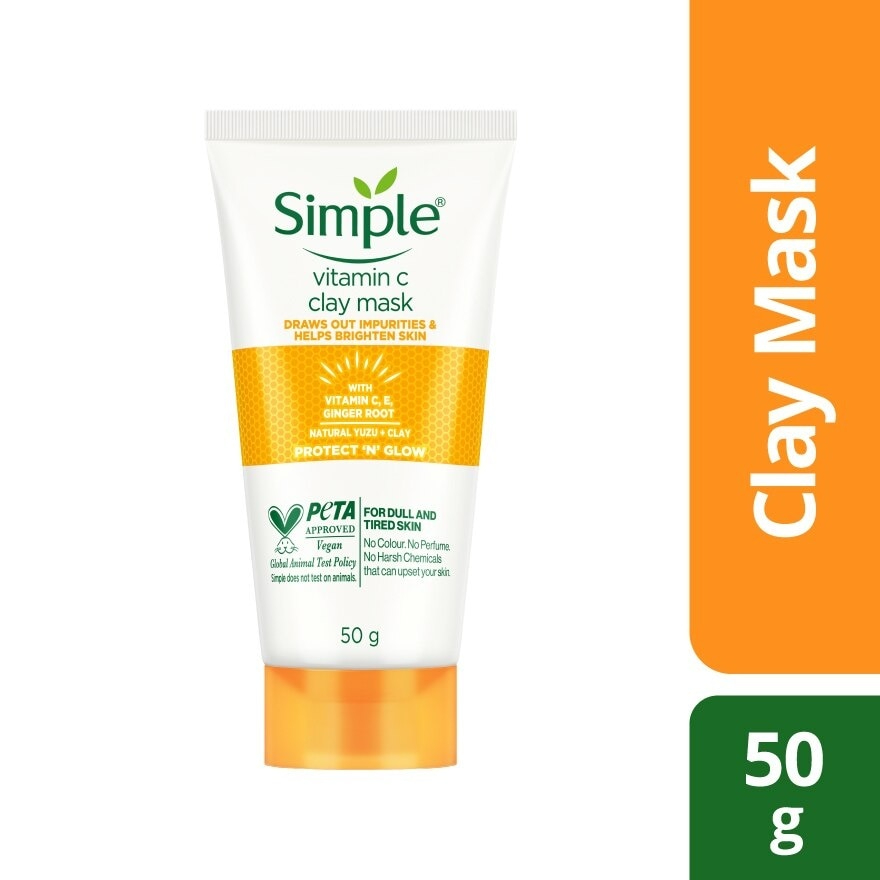 SIMPLE Vitamin C Clay Mask 50g | Shopee Malaysia