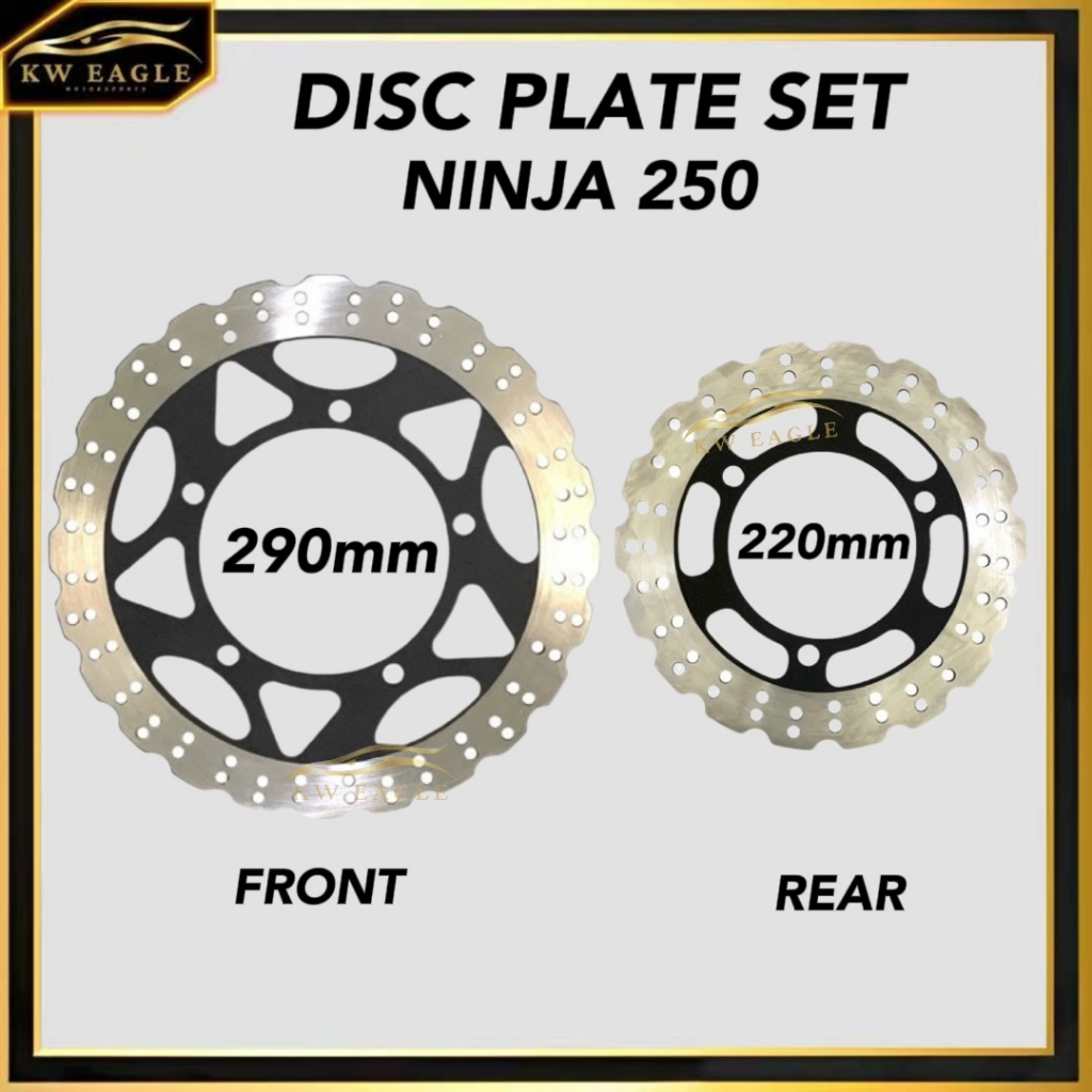 APIDO DISC PLATE KAWASAKI NINJA 250 ZX250 Z250 FRONT REAR DISC PLATE ...