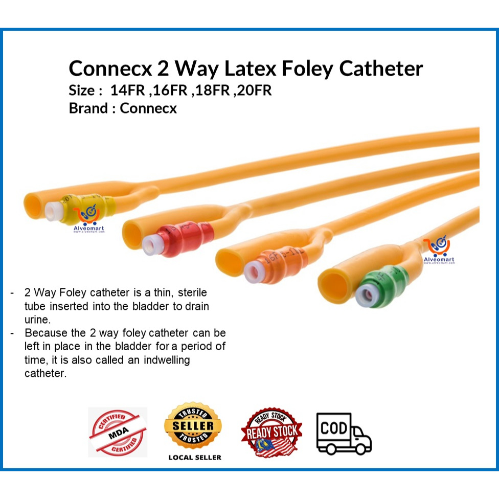 Connecx 2 Way Latex Foley Catheter | Shopee Malaysia