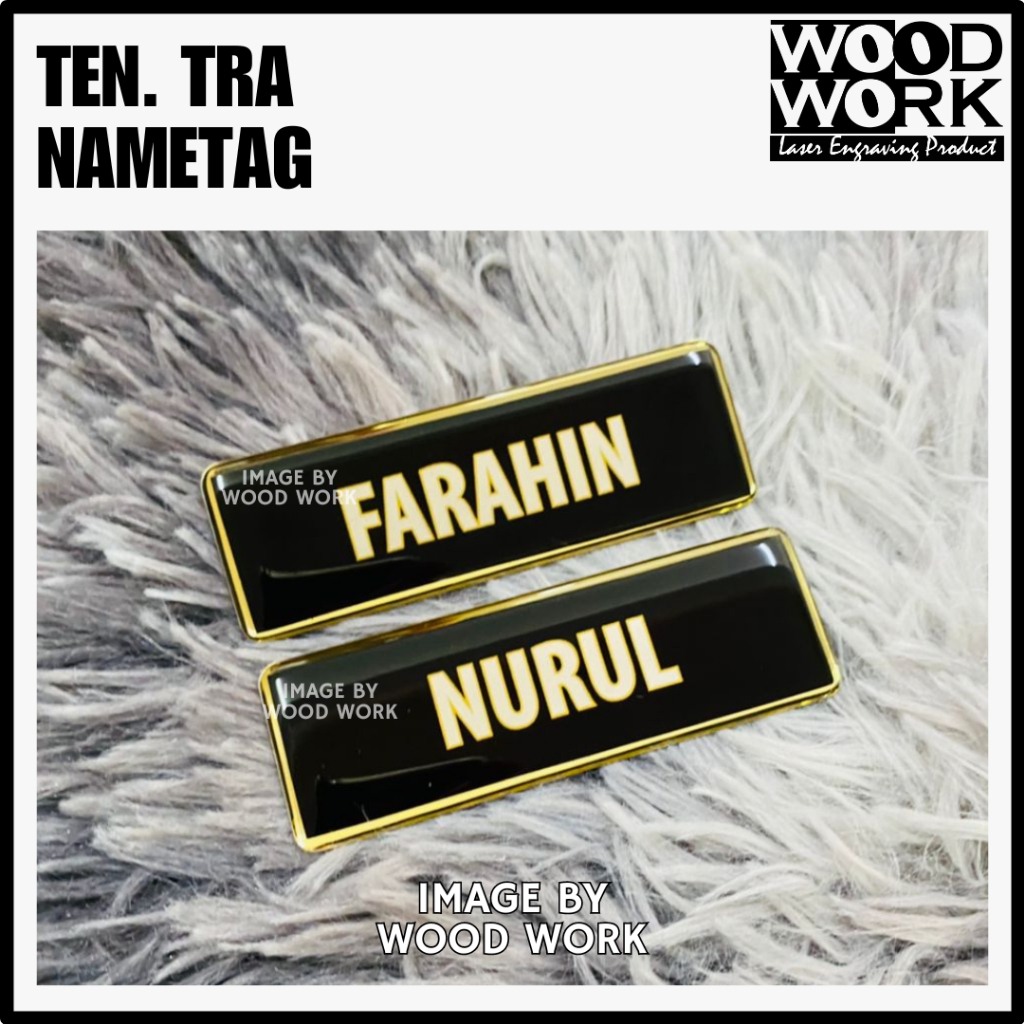 NAMETAG TEN. TRA METAL EPOXY 75X25MM | Shopee Malaysia