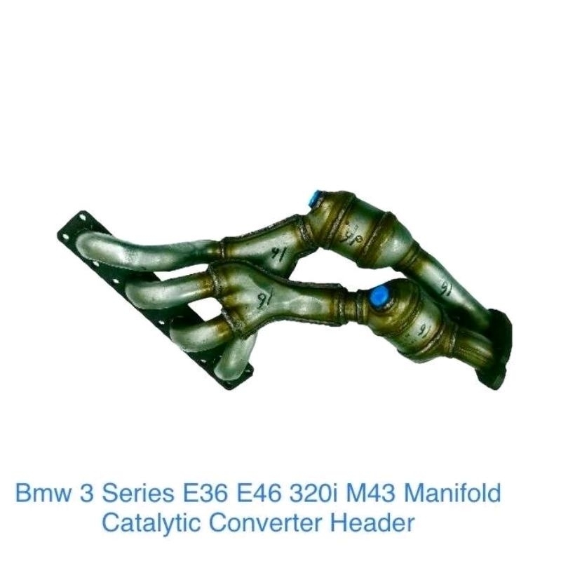 Bmw E36 E46 318i M43 Oem Car Muffler Exhaust Manifold Ceramic Catalyst ...
