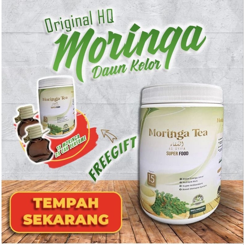[ MORINGA DAUN KELOR ] 25pcs Moringa Tea Oleifera Daun Kelor Dijamin ...