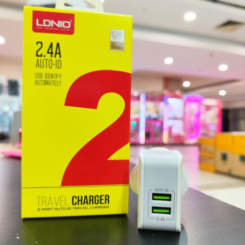 Original LDNIO 2 USB Charger 2 3 Pin US UK | Shopee Malaysia