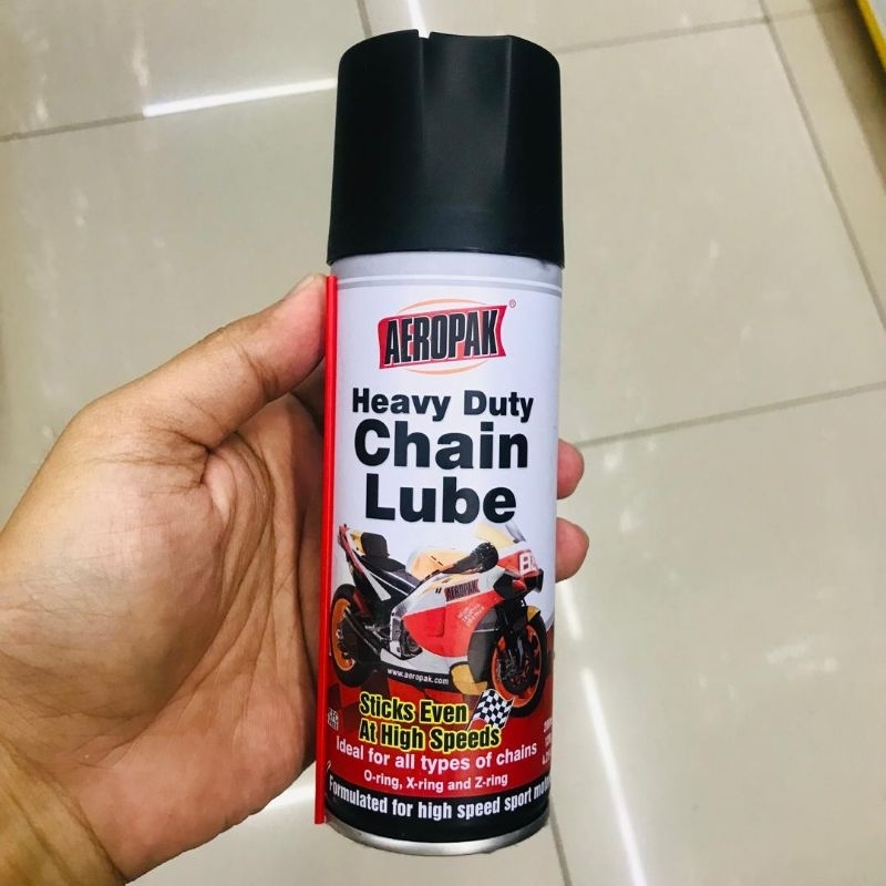 Aeropak Heavy Duty Chain Lube Pelincir Rantai Motor dan Basikal 200ml ...