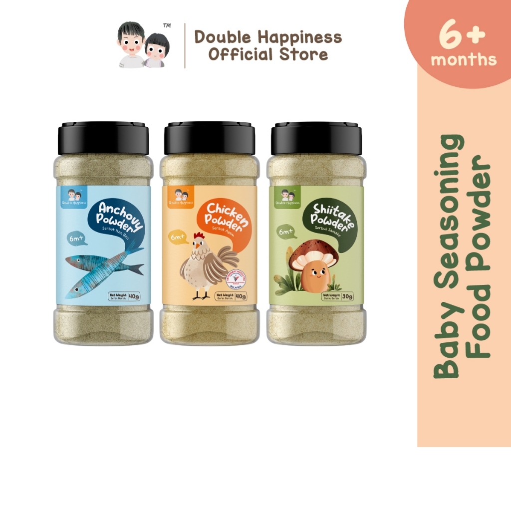 Double happiness baby seasoning powder / serbuk perasa makanan bayi ...