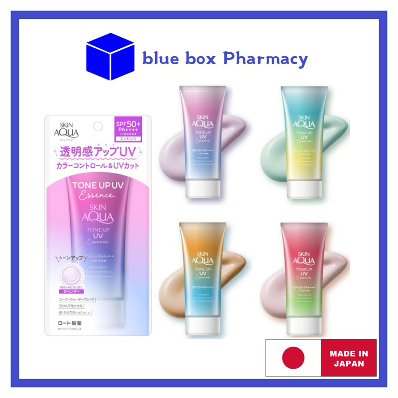 Rohto Sunplay Skin Aqua Tone Up UV Essence 80g SPF50+ PA++++ Japan ...