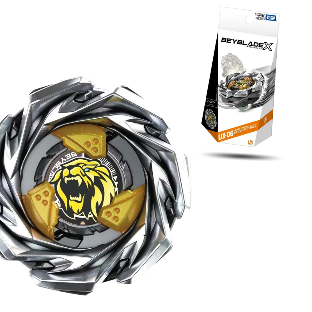 [BEYFAN] UX-06 Booster Leon Crest 7-60GN | Takara Tomy Beyblade X ...