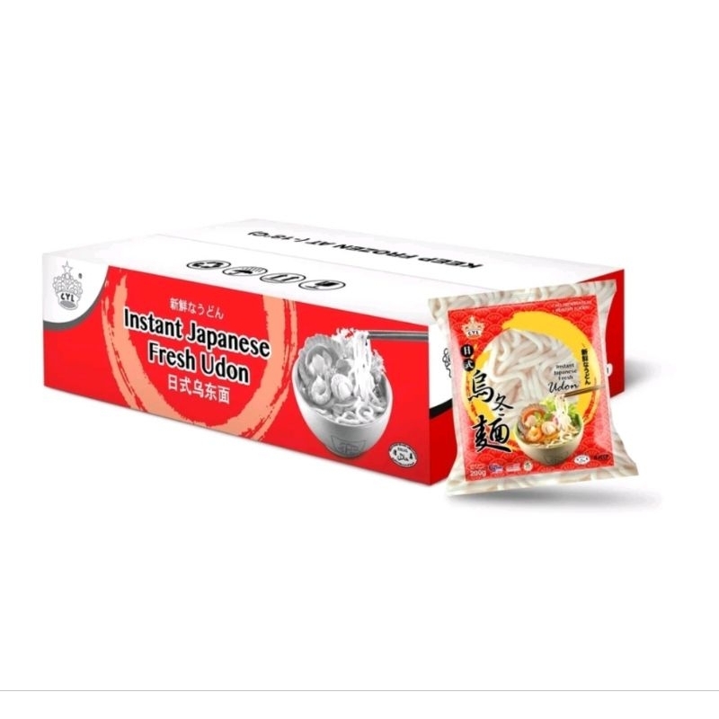 CYL Udon Mee Memasak Segera-Instant Japanese Fresh Udon 日式乌冬面（1箱@30Pack ...