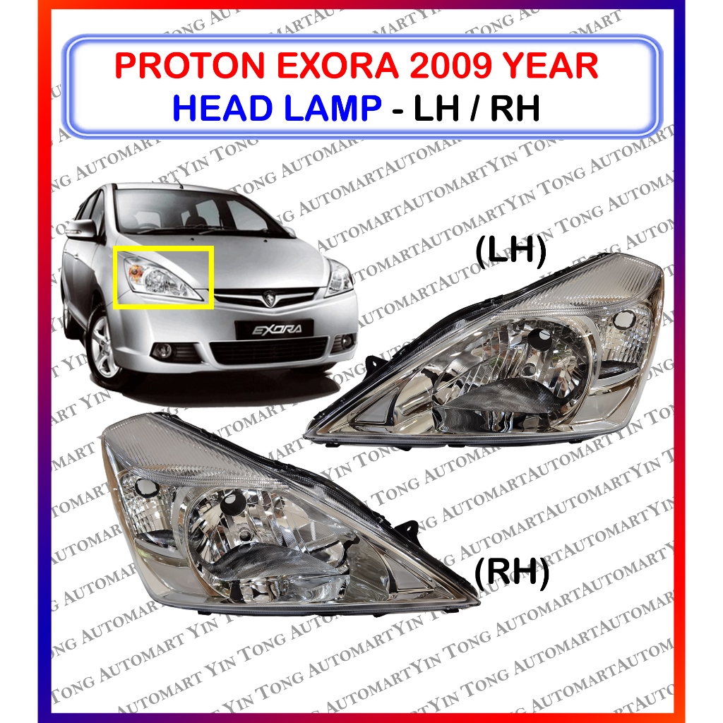 Proton Exora 2009 Year Head Lamp Lampu Depan OEM With Or Without Bulb ...