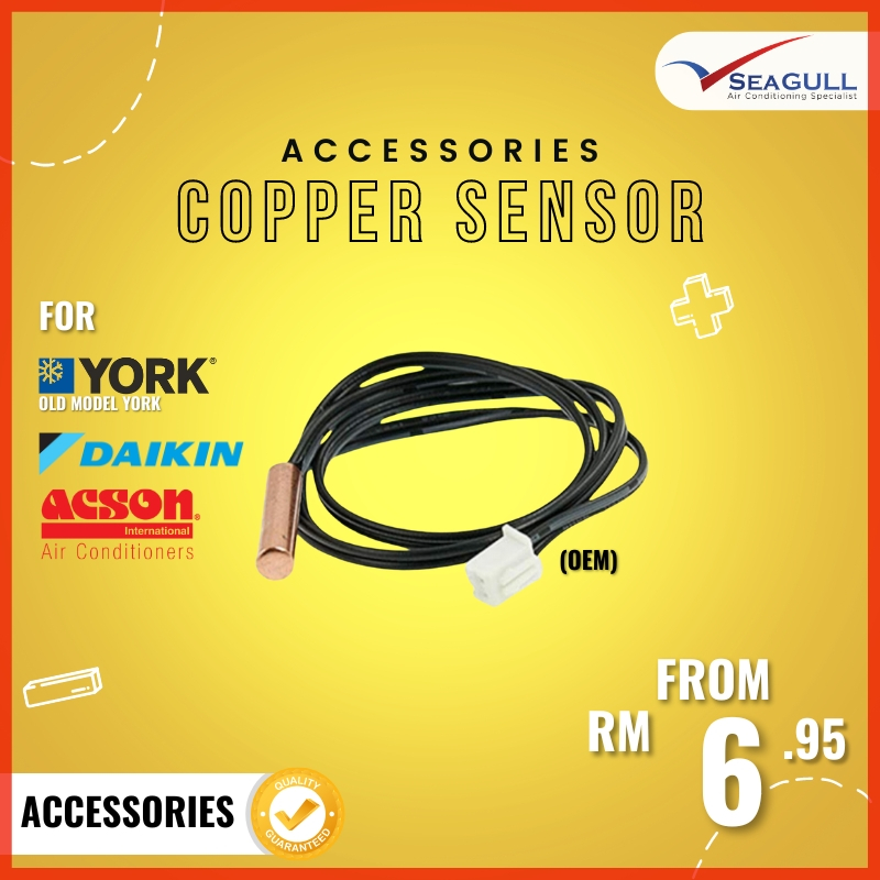 DAIKIN / ACSON / YORK WALL MOUNTED AIRCOND COIL SENSOR @ COPPER SENSOR ...