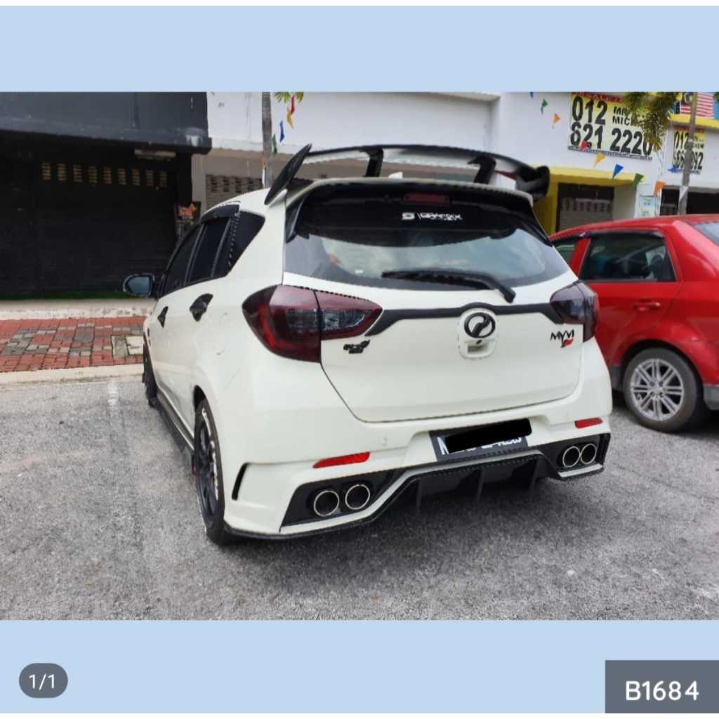 Perodua Myvi 3rd Generation MK7 Rear Bumper Fiber Body Kit Ready Stock ...