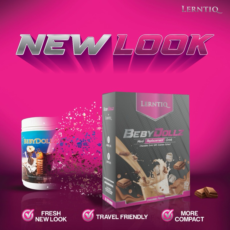 BebyDollz chocolate drink Lerntiq Beby Maembong slimdollz | Shopee Malaysia