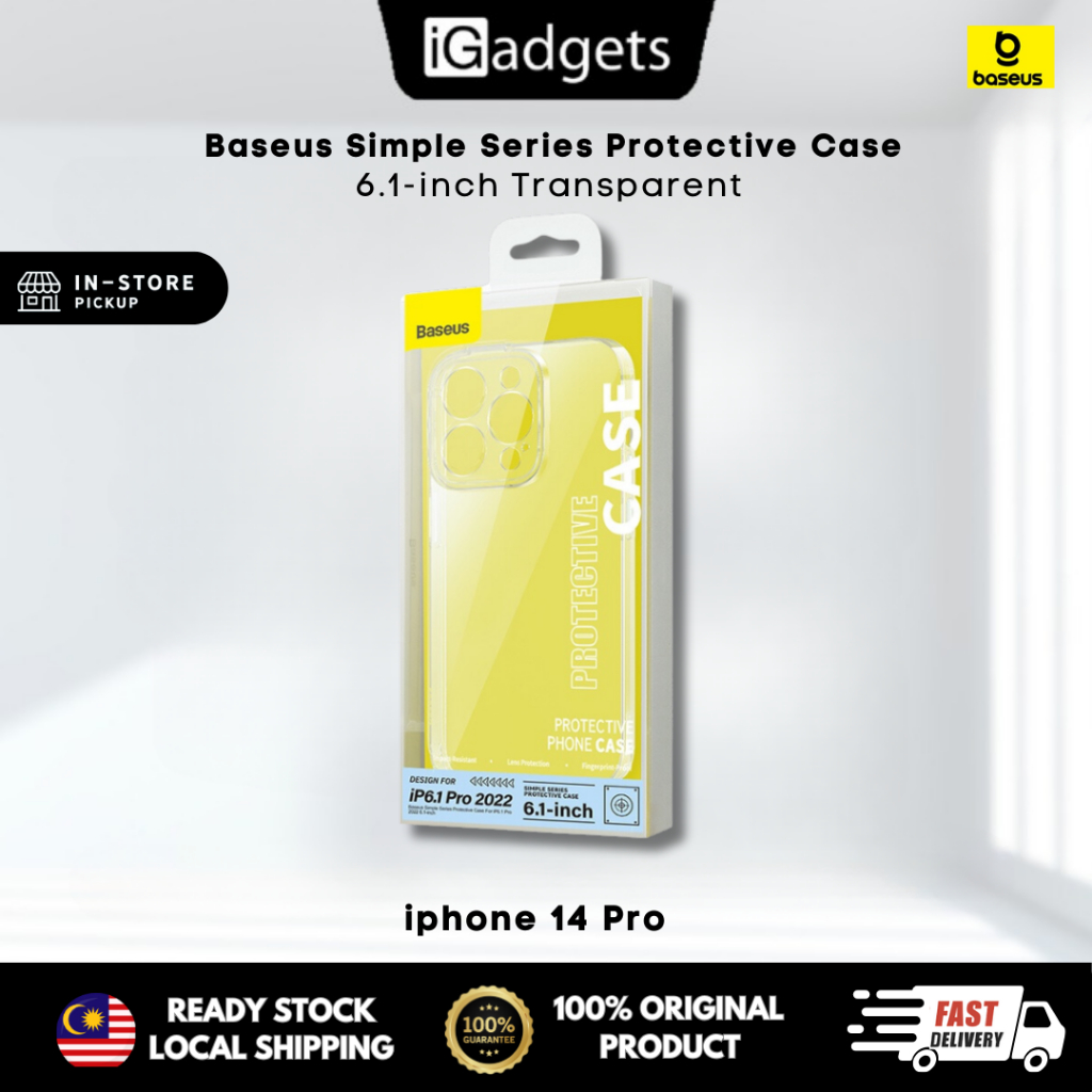 Baseus Simple Series Protective Case For iP6.1 Pro 2022 6.1-inch ...