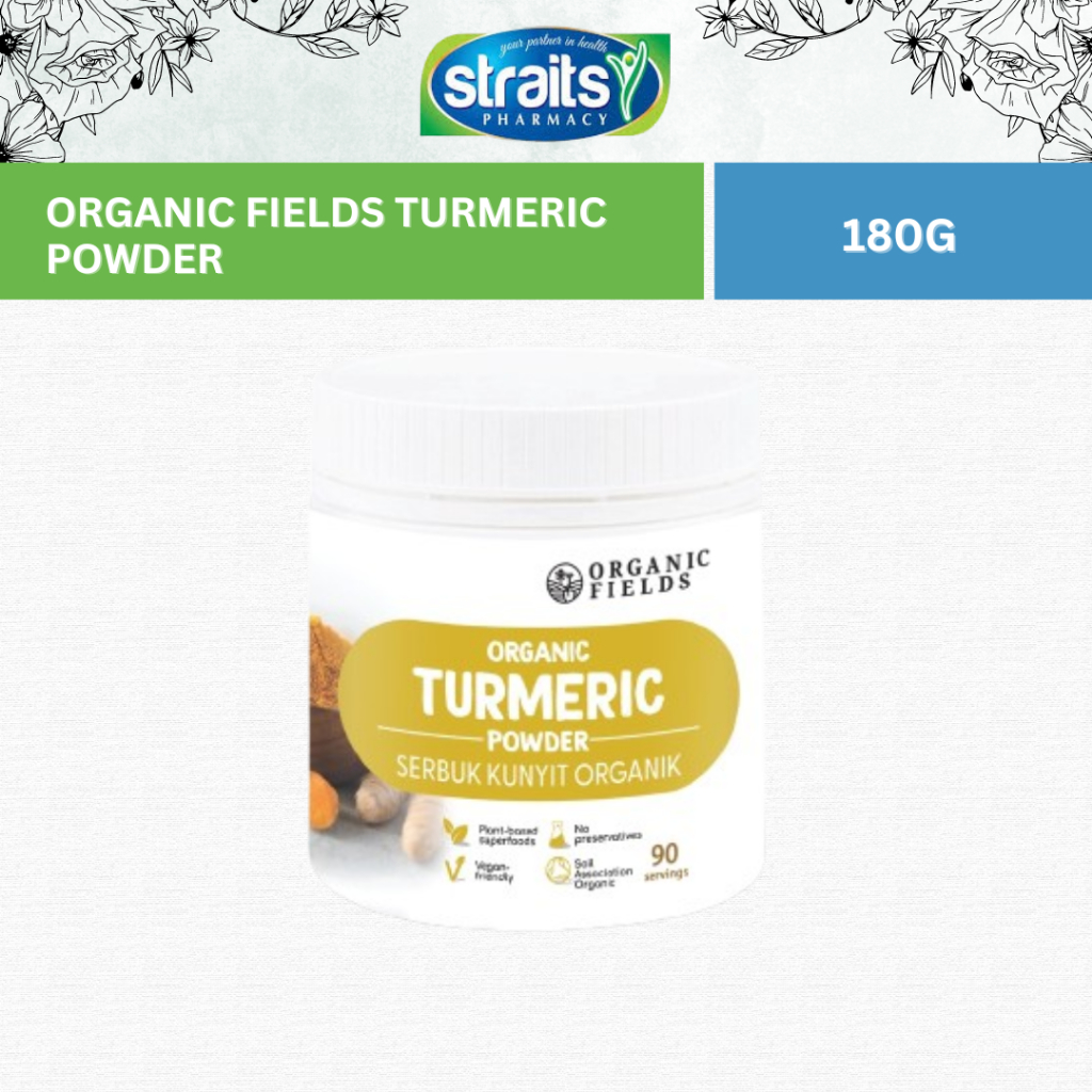 ORGANIC FIELDS TURMERIC POWDER 180G | Shopee Malaysia