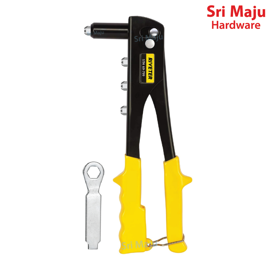 MAJU HR-646 Quality Hand Riveter Yellow Handle 69 Blind Rivet Tool ...
