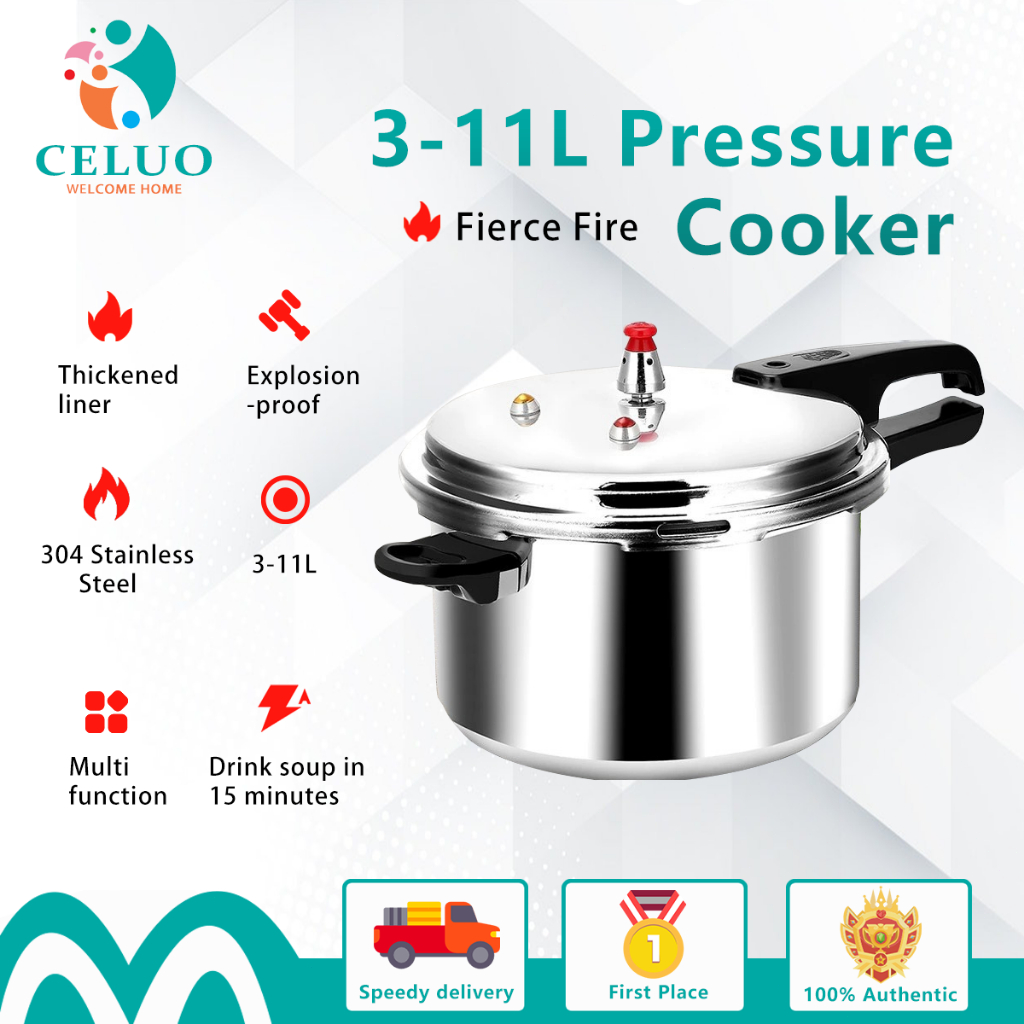 3-11L Pressure Cooker Aluminum Alloy Periuk rebus tulang Periuk rebus ...