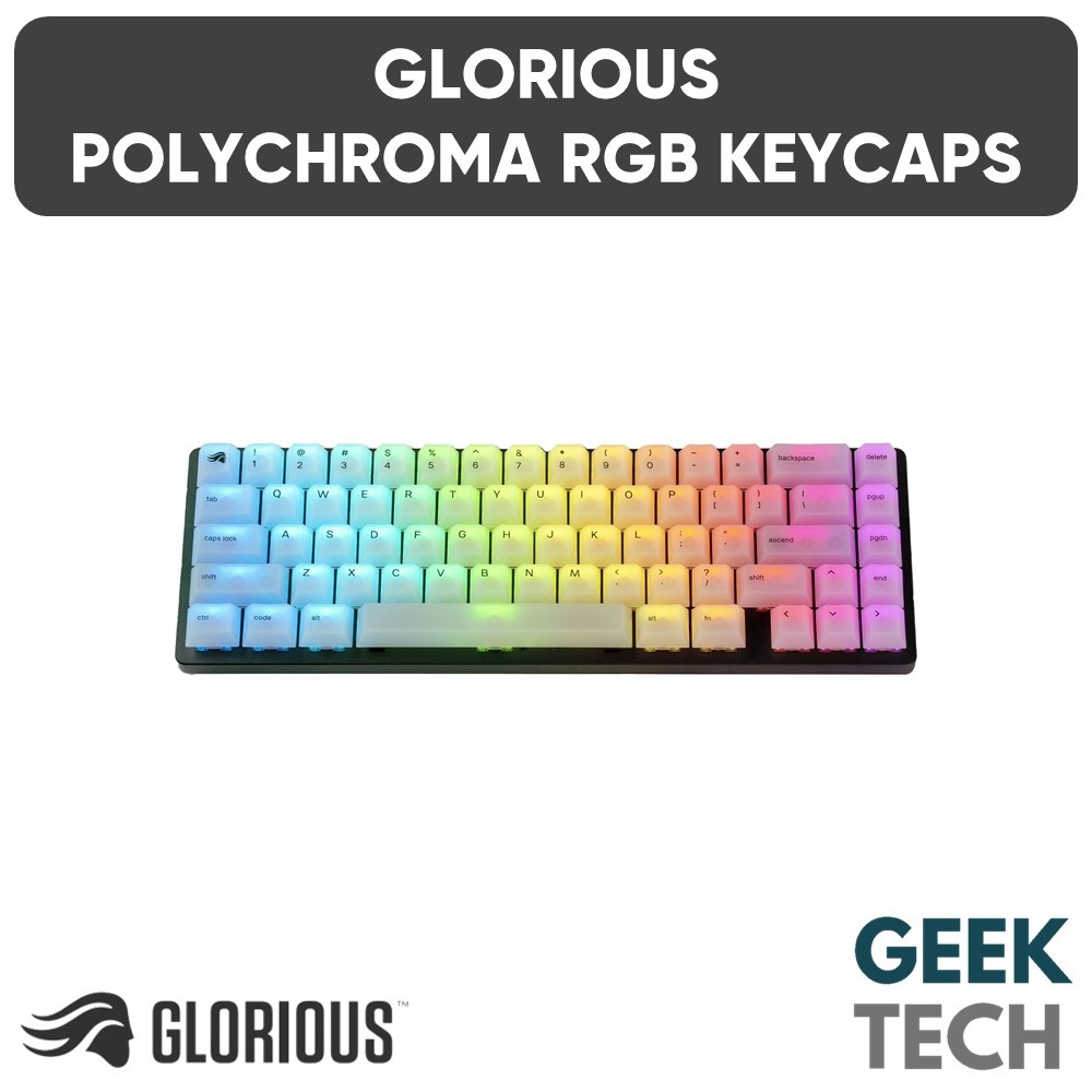 GLORIOUS Polychroma RGB 115-Key Cherry Profile Shine Through ...