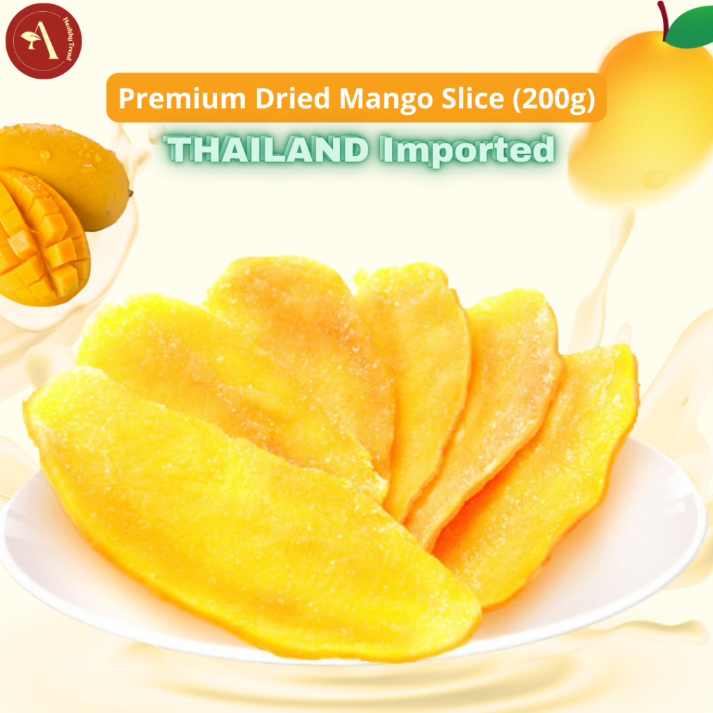 AHT Premium Thailand Dried Mango Slice (200g) Ready To Eat Dried Fruit ...