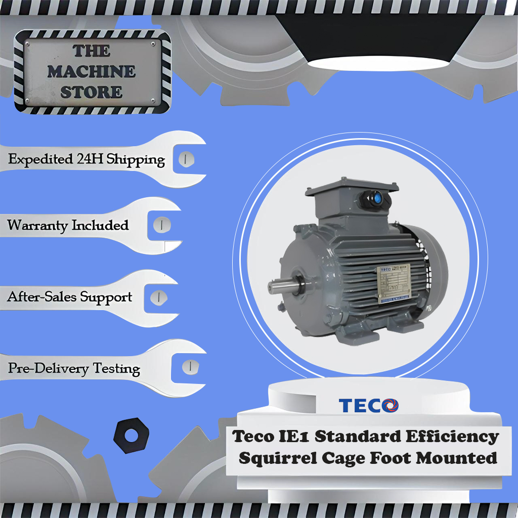 Teco IE1 Standard Efficiency Squirrel Cage Induction Motor 30 HP 22KW ...