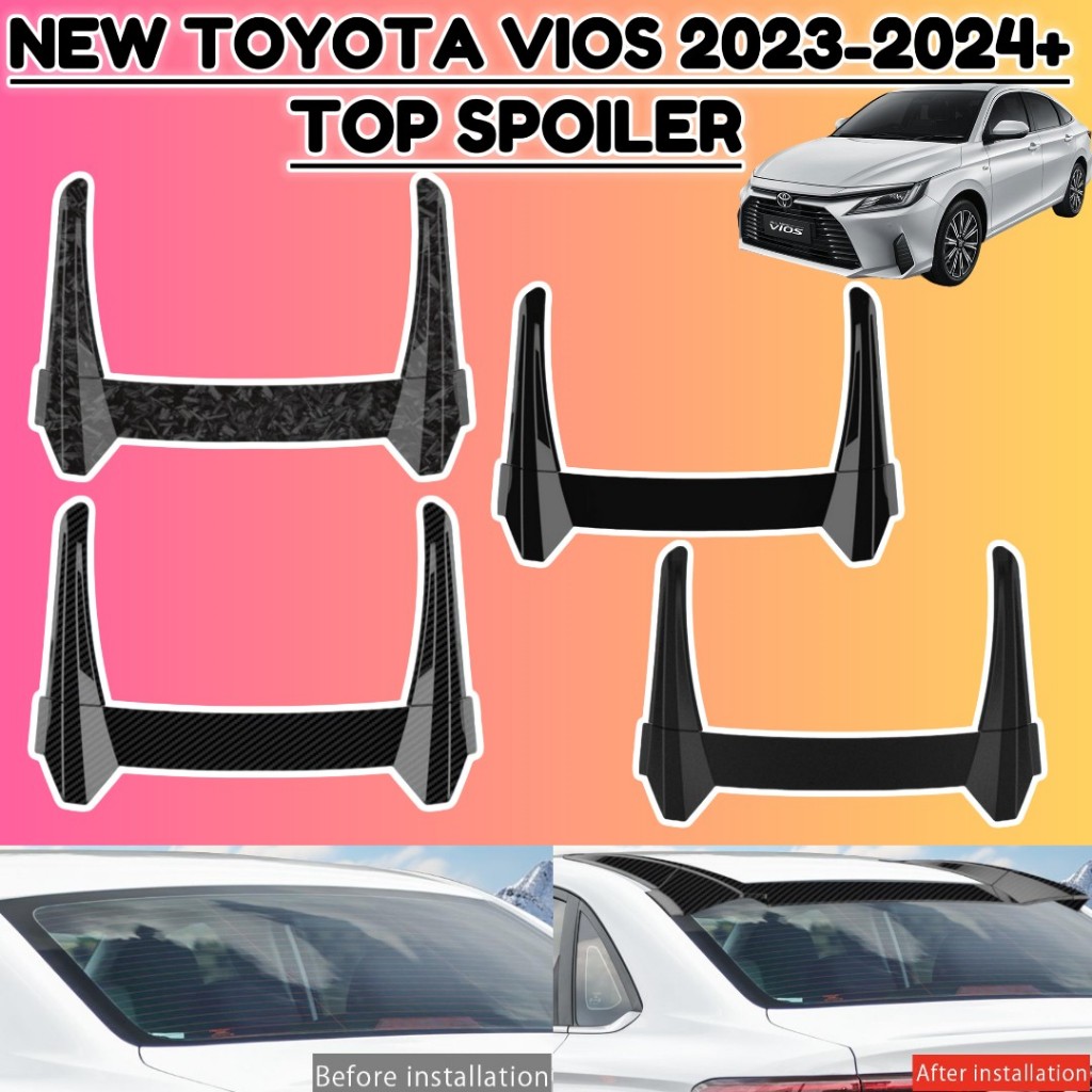 AUTOPROMAX NEW TOYOTA VIOS 2023-2024+ CAR BODYKIT TCS TOP SPOILER ...