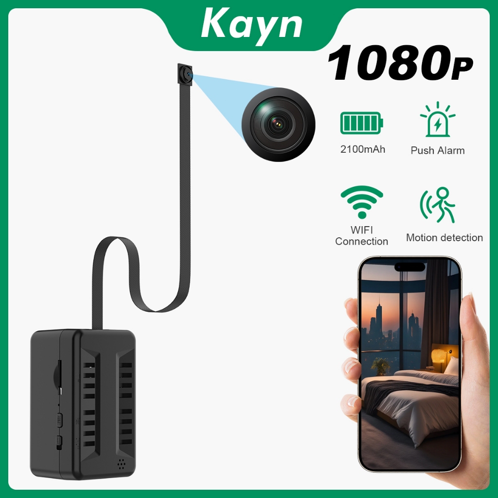 Mini Wireless WIFI Pinhole Camera | 1080P HD | Remote Surveillance ...