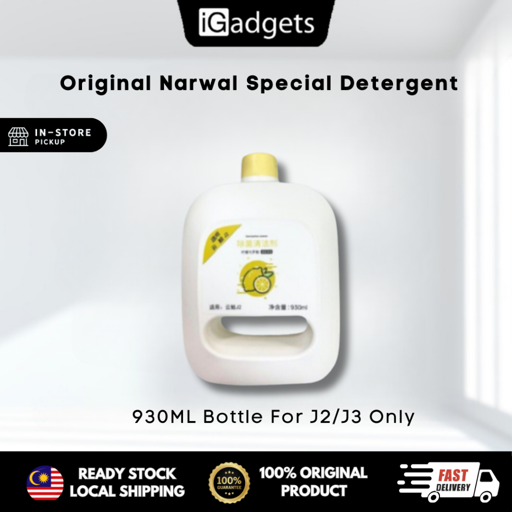 ORIGINAL Narwal Pencuci Khas (930ML) for Narwal J2/J3/J4 only 云鲸J2/J3 ...