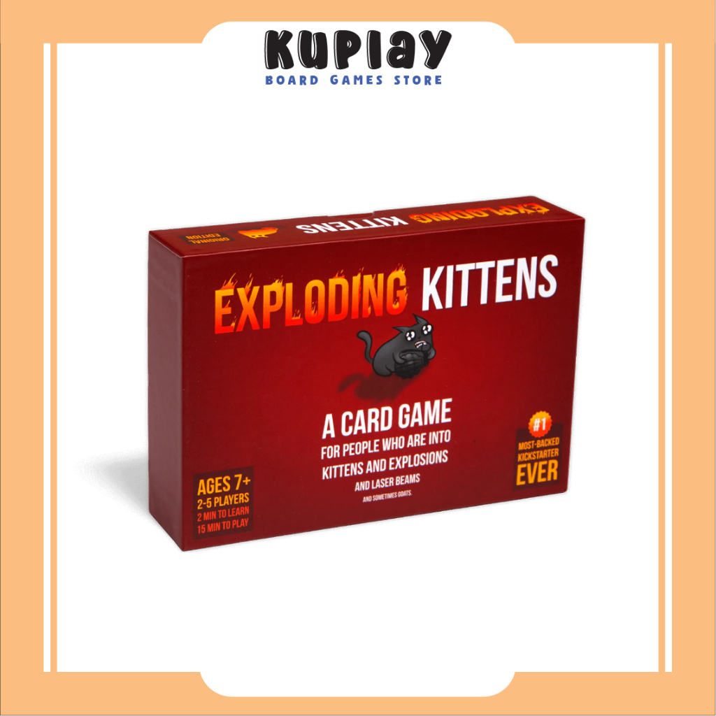 Exploding Kittens: Original Edition (Genuine) Party Game | made by ...