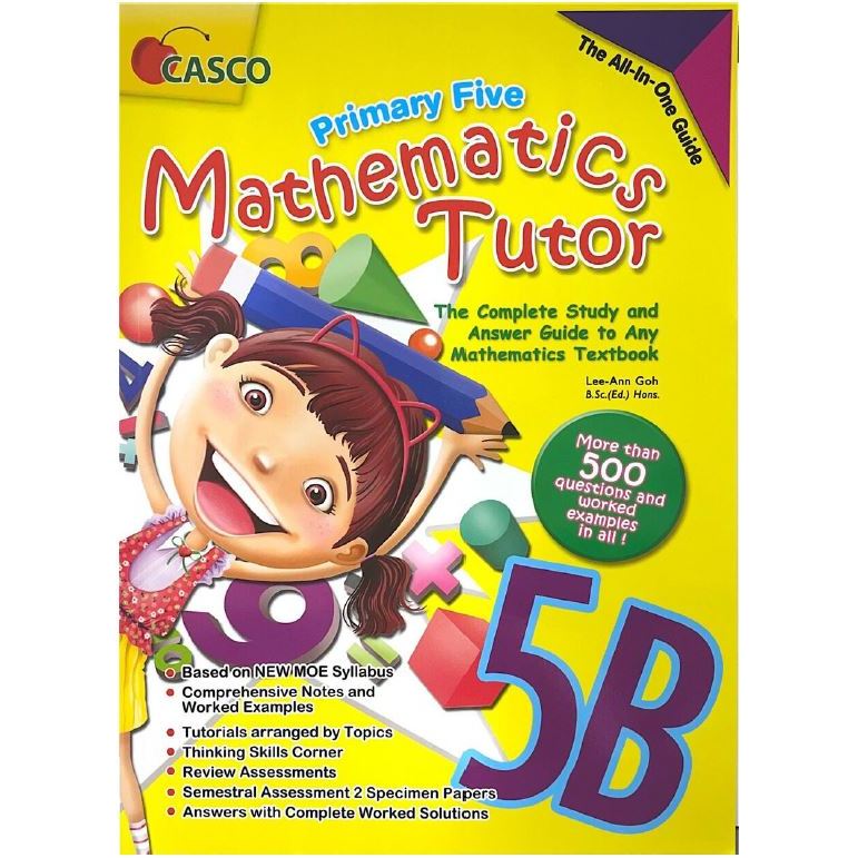 CASCO Primary Five Mathematics Tutor 5B + ANSWERS | Shopee Malaysia