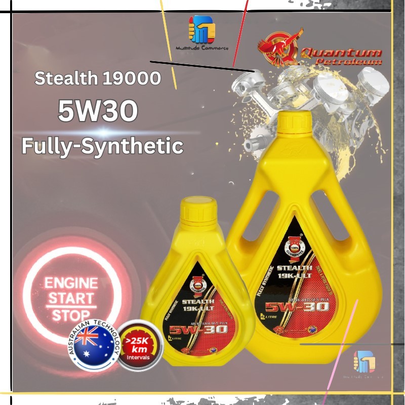 Quantum Petroleum Stealth 19000 Ultimate 5W30 Fully Synthetic Car ...