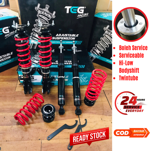 🔥BOLEH SERVICE🔥 Proton X50 TEG RACING Adjustable Suspension Set (SD) Hi ...