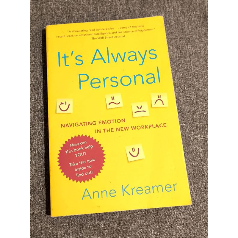 It's Always Personal Navigating Emotion In A New Workplace Book Anne Kreamer | Shopee Malaysia