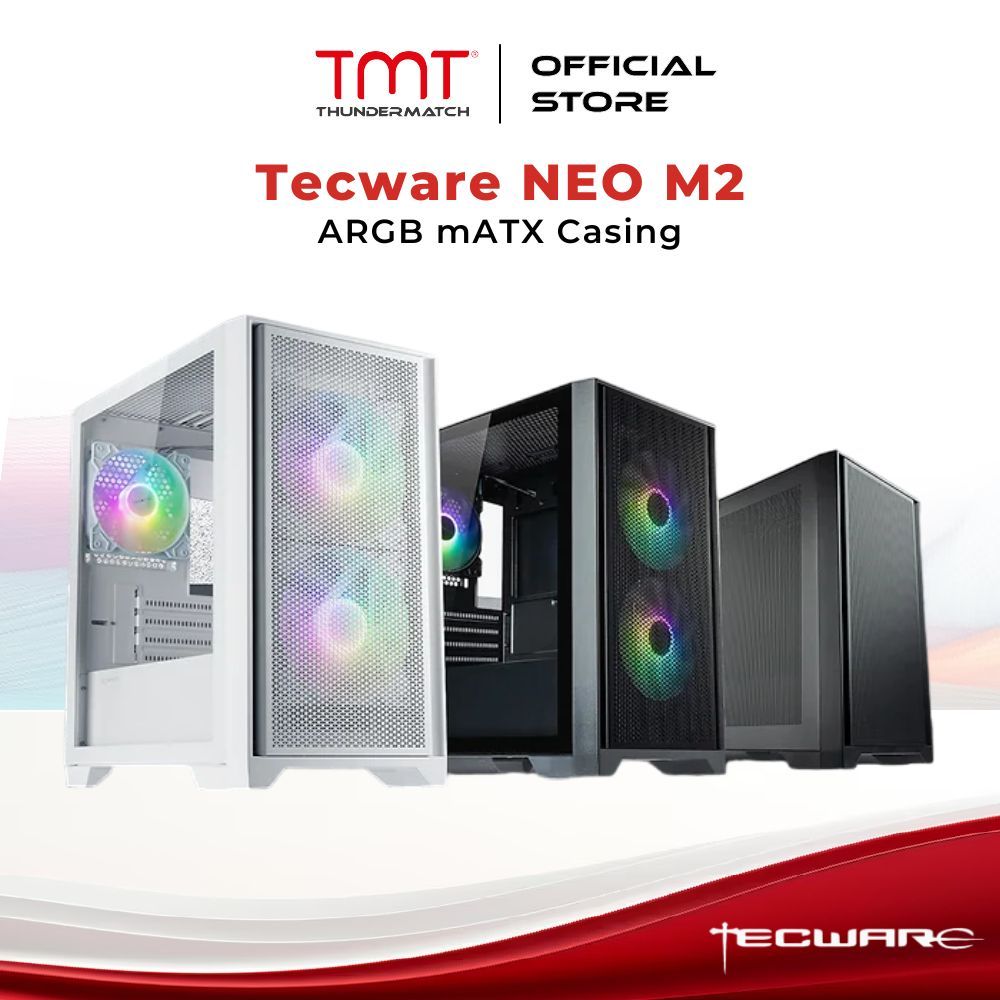 TMT Tecware NEO M2 TG / OMNI / STEEL ARGB mATX Casing | Shopee Malaysia