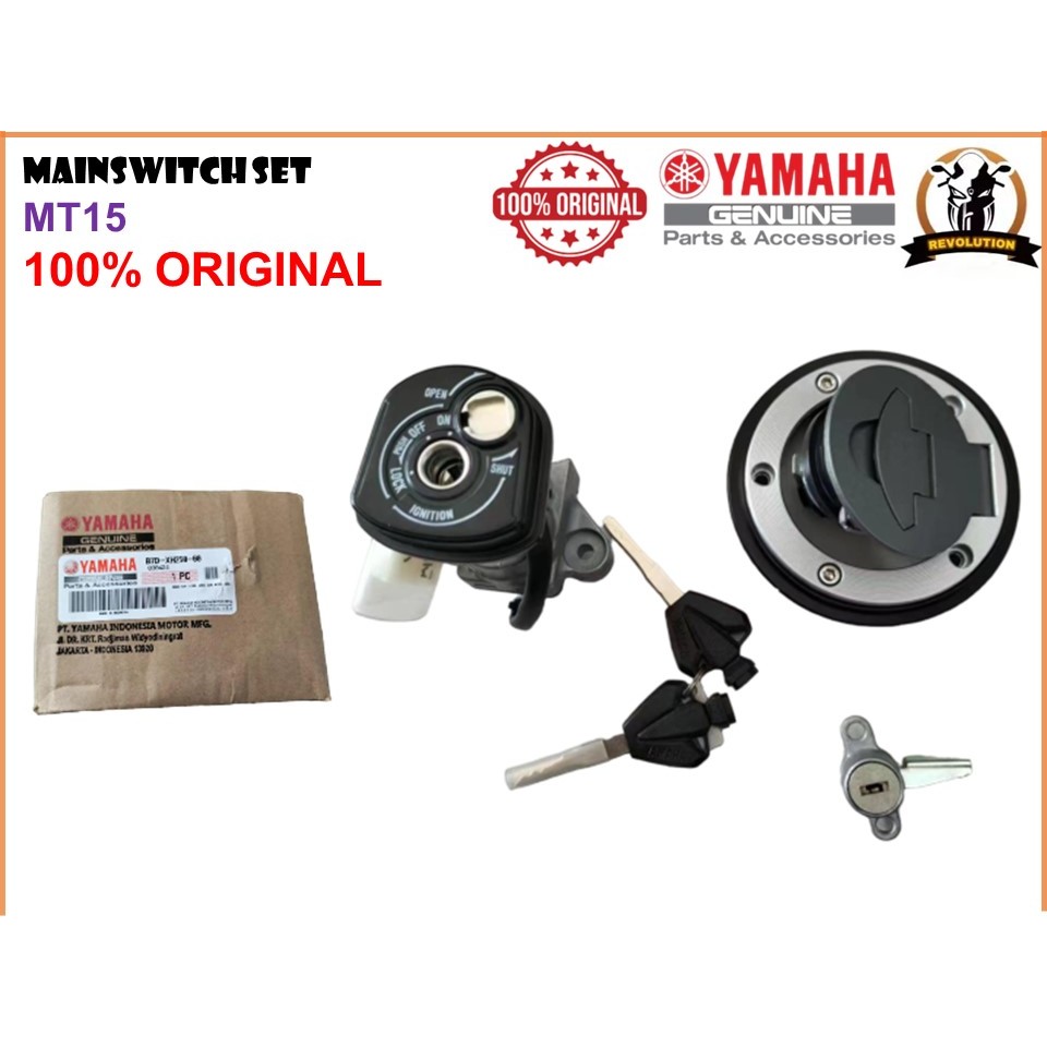 MAIN SWITCH SET IGNITION SWITCH STEERING LOCK KEY SET B7D-XH250-00 ...