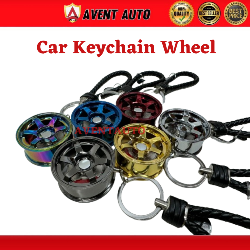 Car Keychain Wheel For Key Ring Holder Auto Aluminum Wheels Rim Model ...